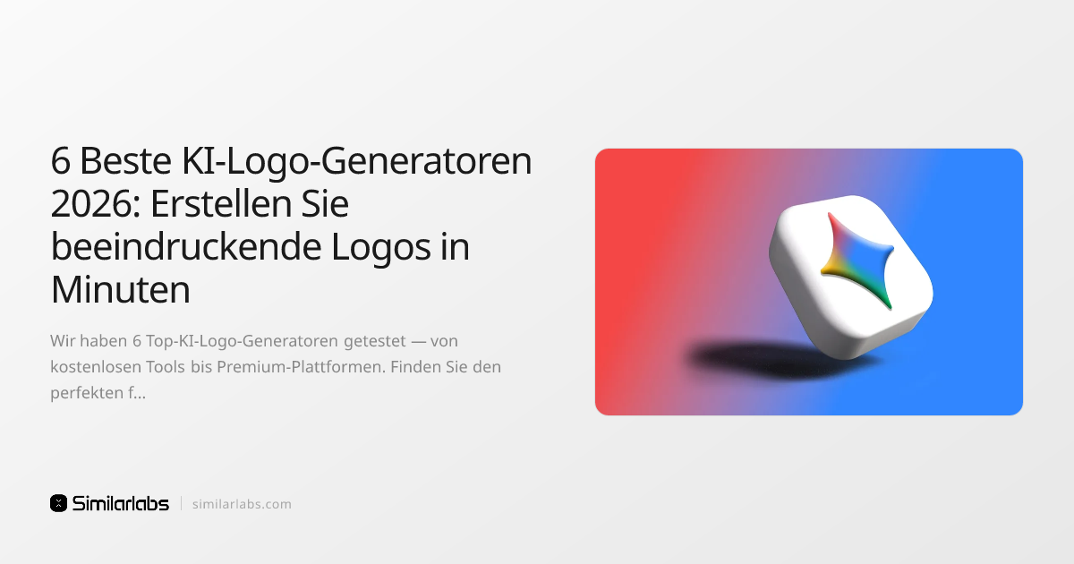 6 Beste KI-Logo-Generatoren 2026: Erstellen Sie beeindruckende Logos in ...