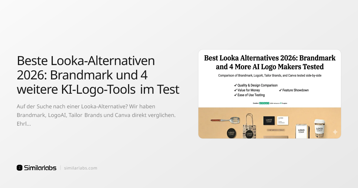 Beste Looka-Alternativen 2026: Brandmark und 4 weitere KI-Logo-Tools im ...