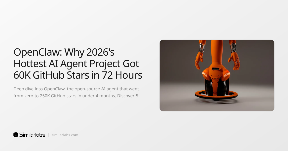 OpenClaw: Why 2026's Hottest AI Agent Project Got 60K GitHub Stars in ...