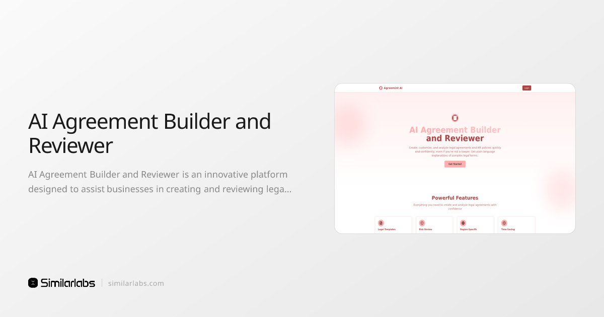 AI Agreement Builder and Reviewer - Create legal agreements ...