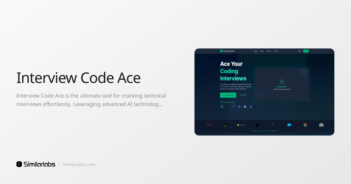 Interview Code Ace - Ace Your Technical Interviews Effortlessly ...