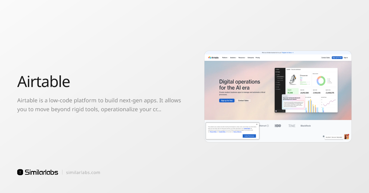 Airtable - Build apps without coding | SimilarLabs