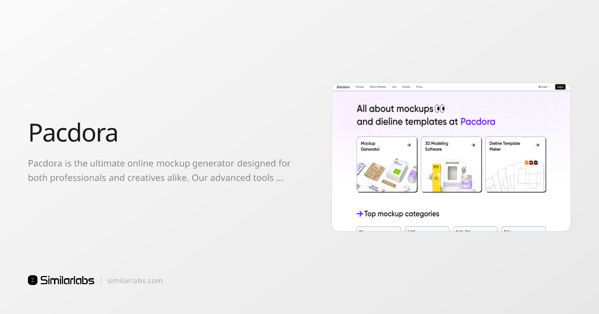 Pacdora - Transform your ideas into stunning visuals | SimilarLabs