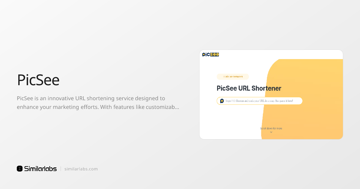 PicSee - Transform your links effortlessly | SimilarLabs