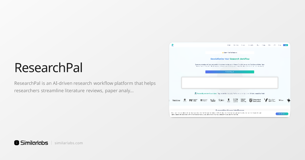 ResearchPal - AI-powered research workflow for academic excellence ...