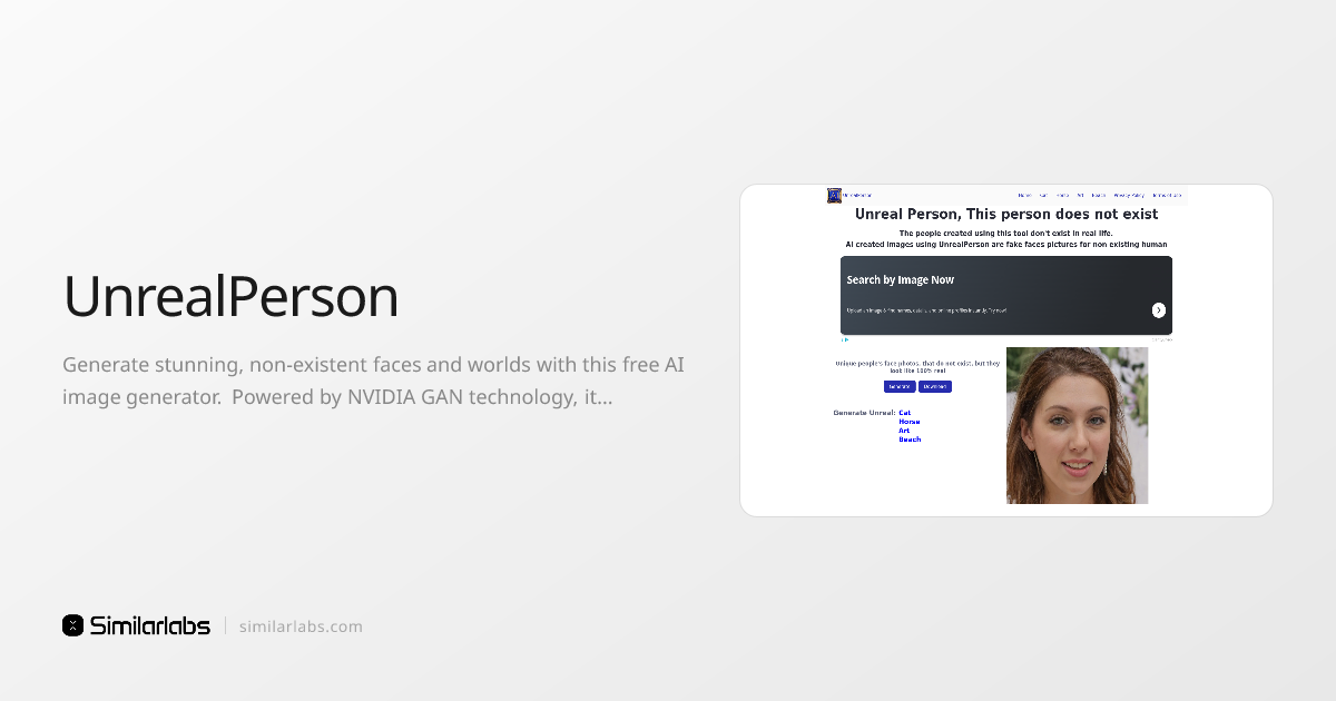 UnrealPerson - Free AI image generator for non-existent people ...