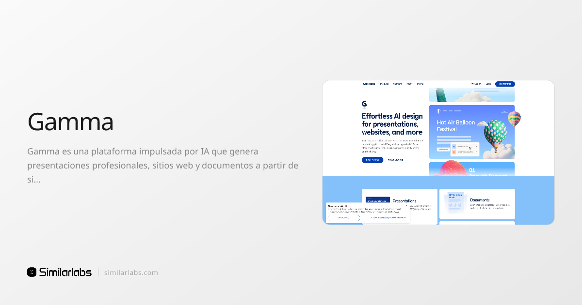 Gamma - Creador de presentaciones y sitios web con IA para equipos ...