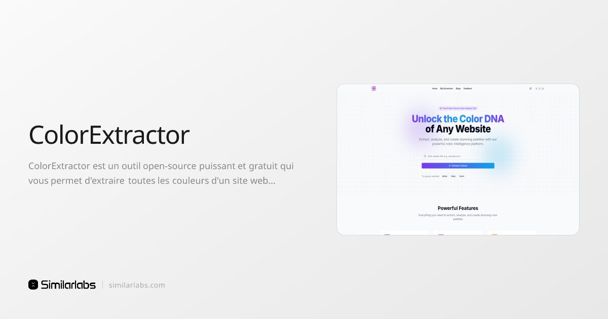 ColorExtractor - Analyse colorimétrique instantanée et accessible ...
