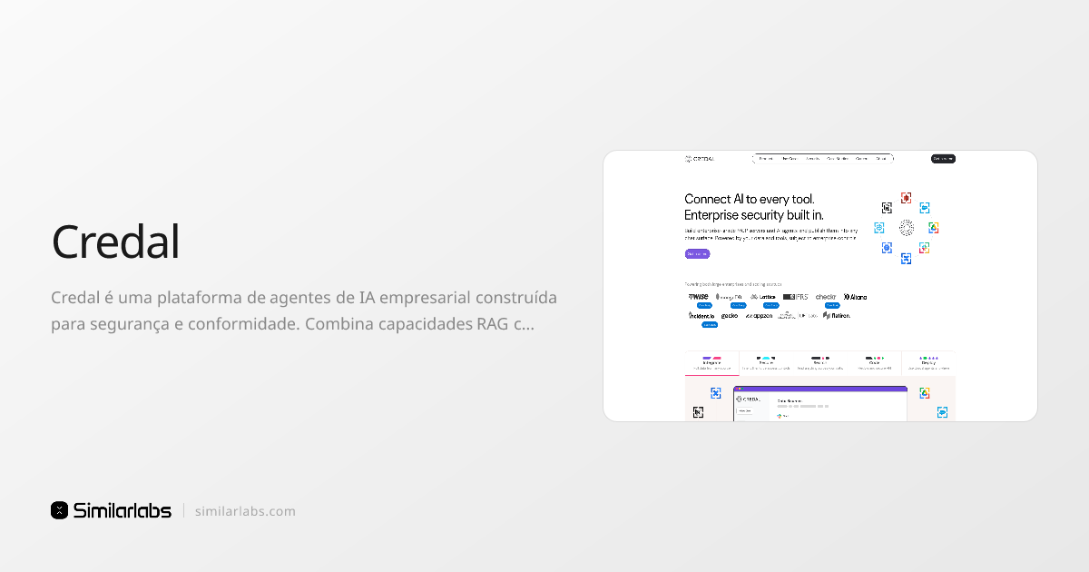 Credal - Plataforma de agentes de IA empresarial com segurança ...